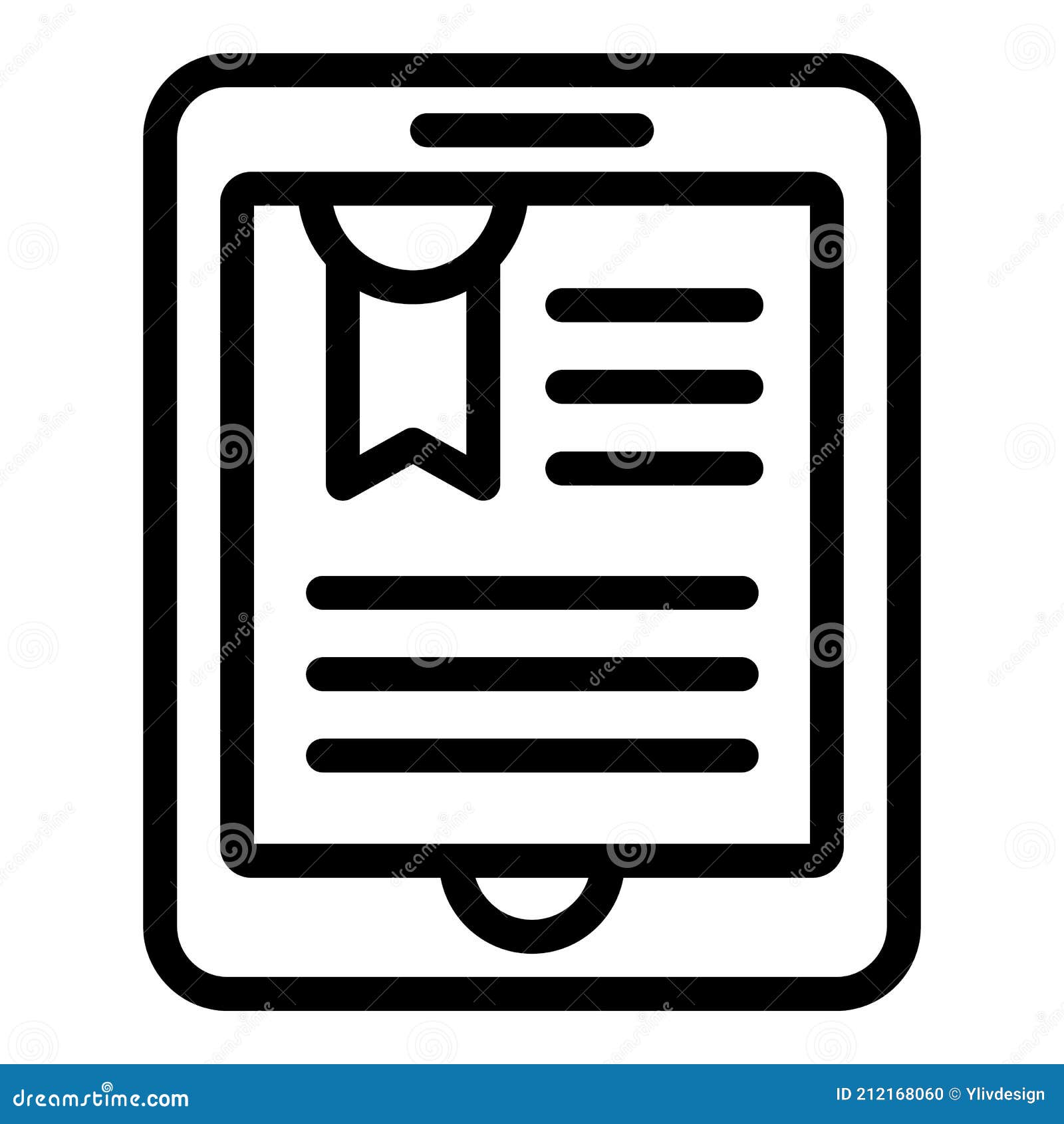 Digital File Icon, Outline Style Stock Vector - Illustration of ...