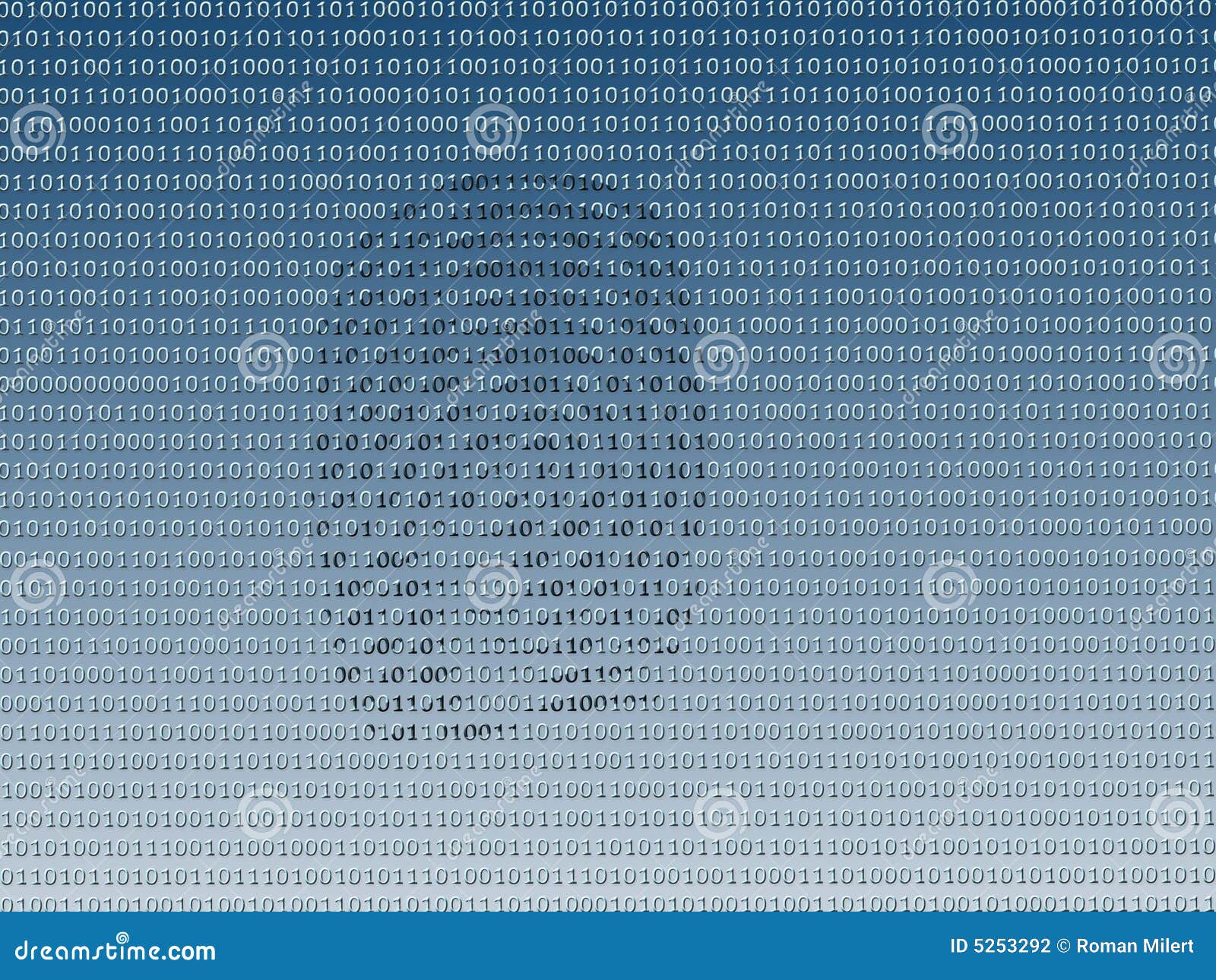Digital Fingerprint Scan On Matrix Background Stock Illustration ...
