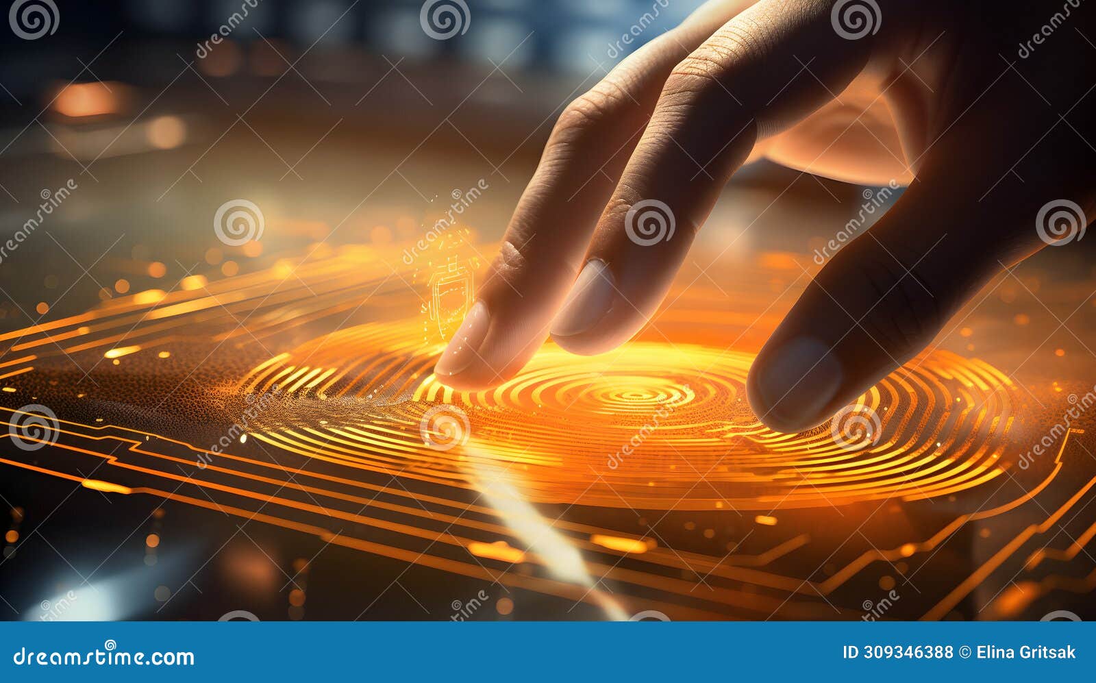 Verification On Computer Display Banner. Personification Verification ...