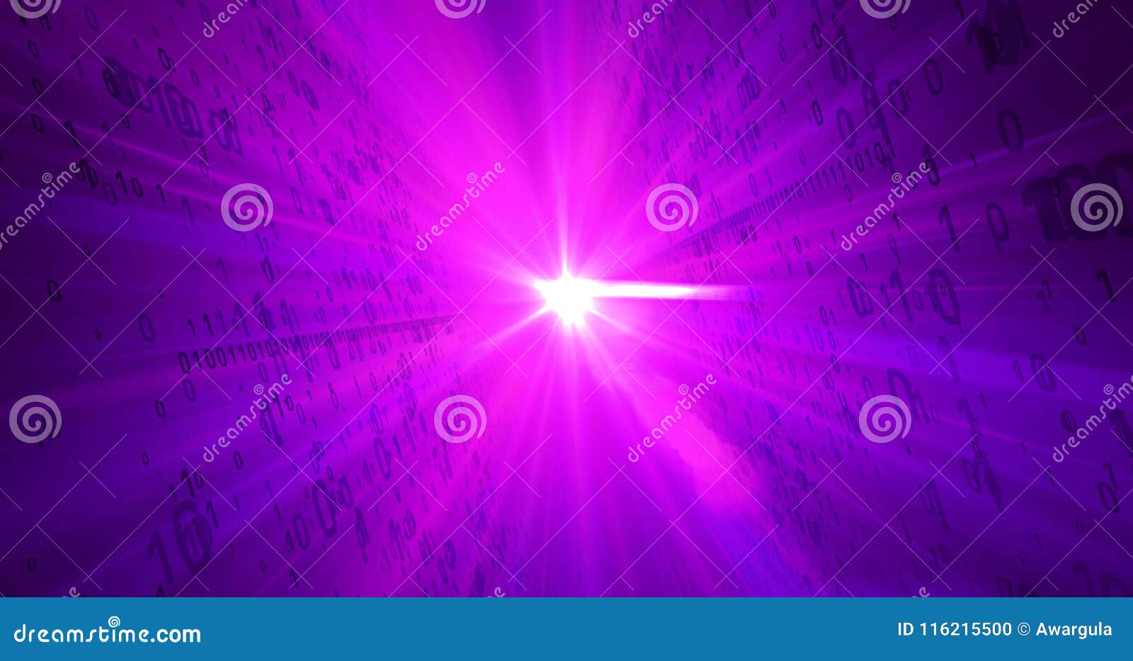 Digital Fire - Technology Background Stock Illustration - Illustration ...