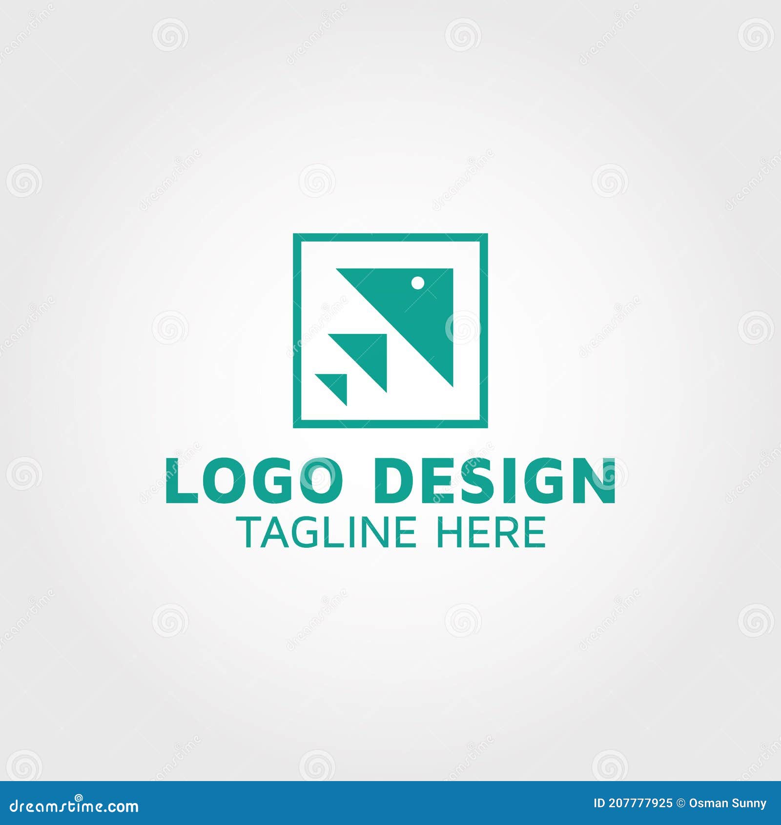 Digital Fish Logo Design Idea Stock Vector - Illustration of logo, idea ...