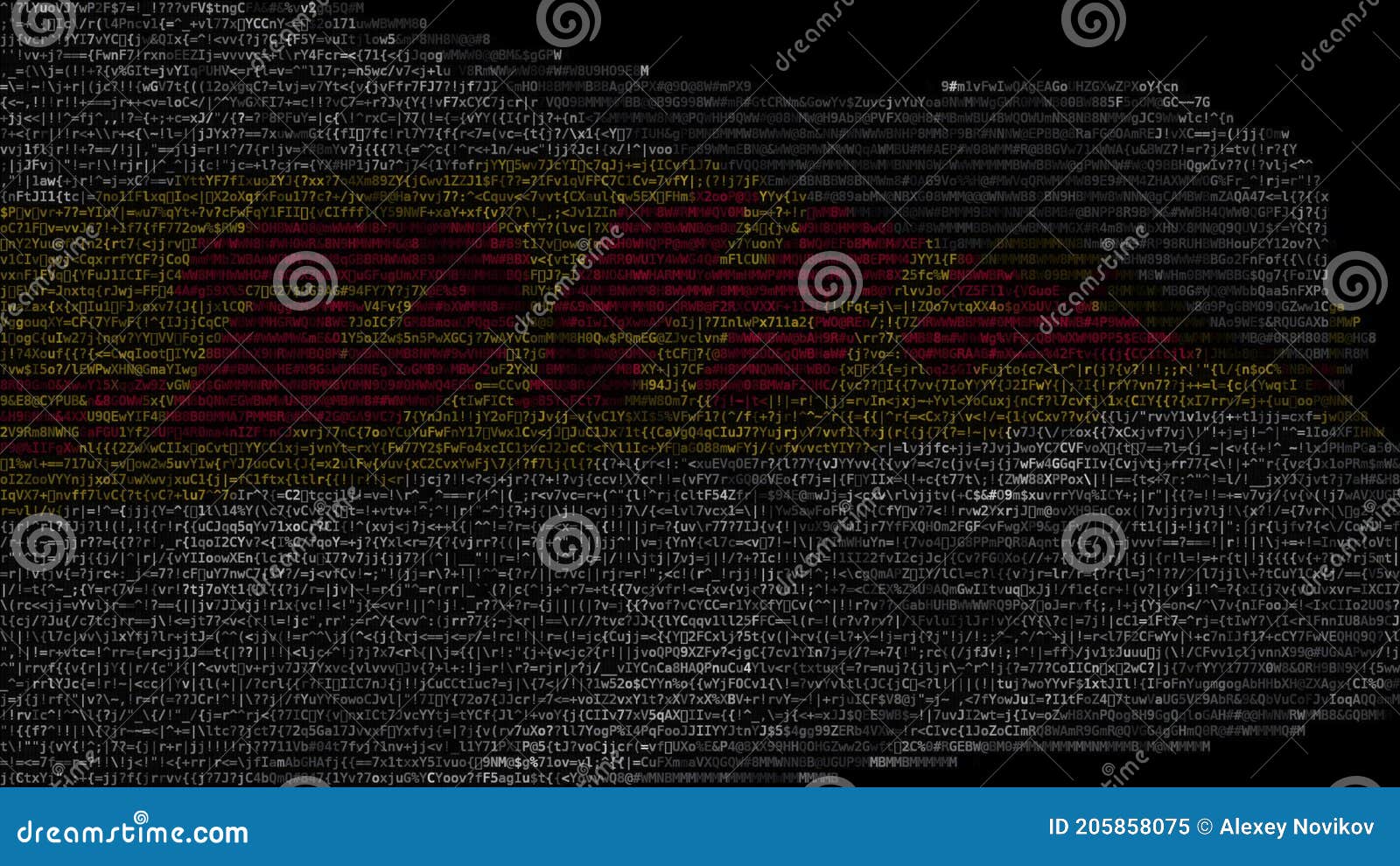 Digital Flag with DHL Logo on the Screen. Editorial 3d Rendering ...