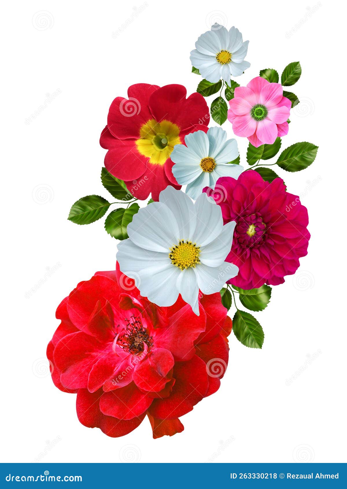 Digital Flower, Floral Beautiful Textile Flower Design Stock ...
