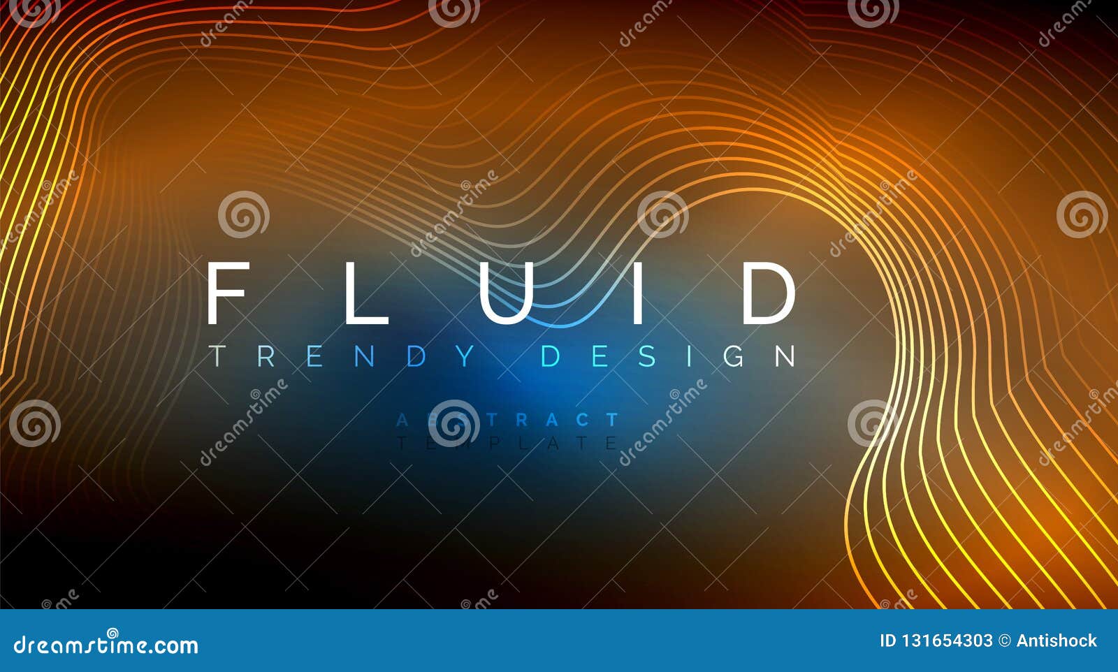 Digital Flowing Wave Particles Abstract Background Stock Vector ...