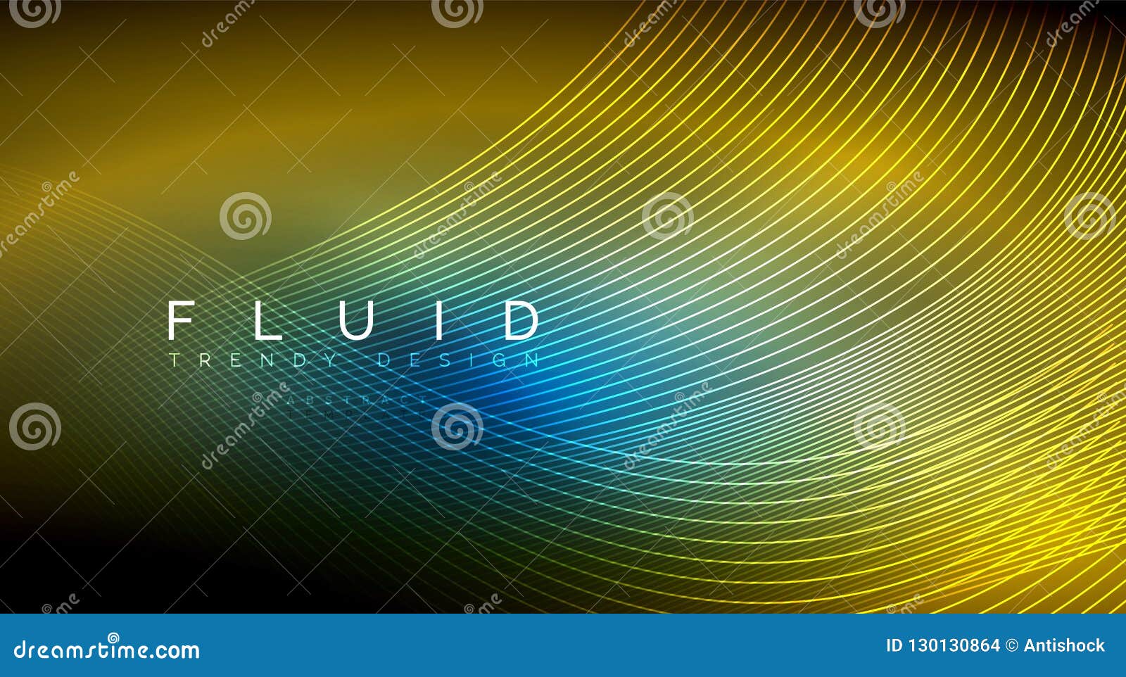 Digital Flowing Wave Particles Abstract Background Stock Vector ...