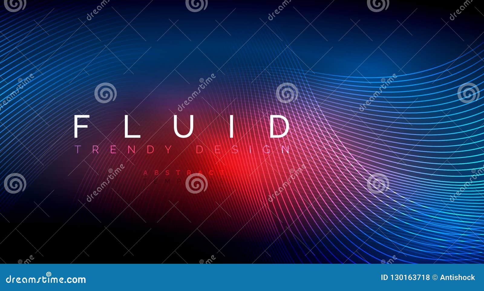 Digital Flowing Wave Particles Abstract Background Stock Vector ...