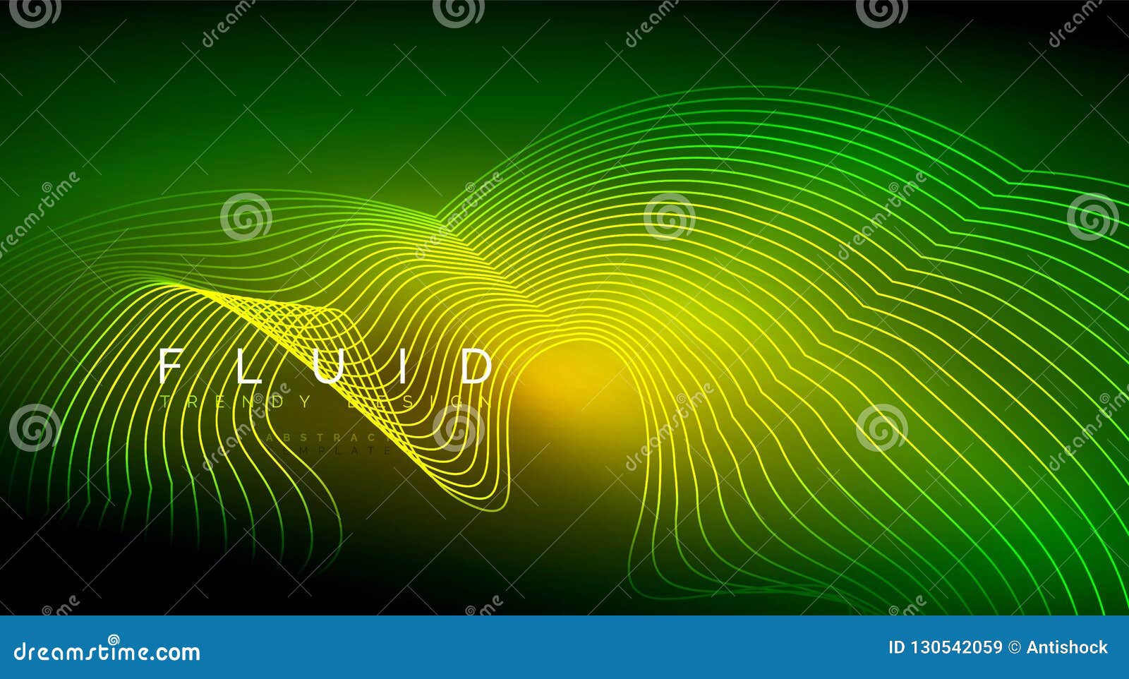 Digital Flowing Wave Particles Abstract Background Stock Vector ...