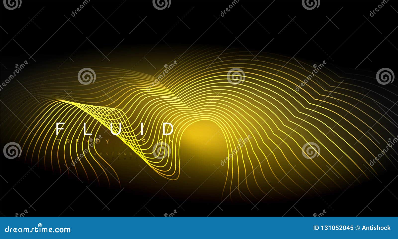 Digital Flowing Wave Particles Abstract Background Stock Vector ...