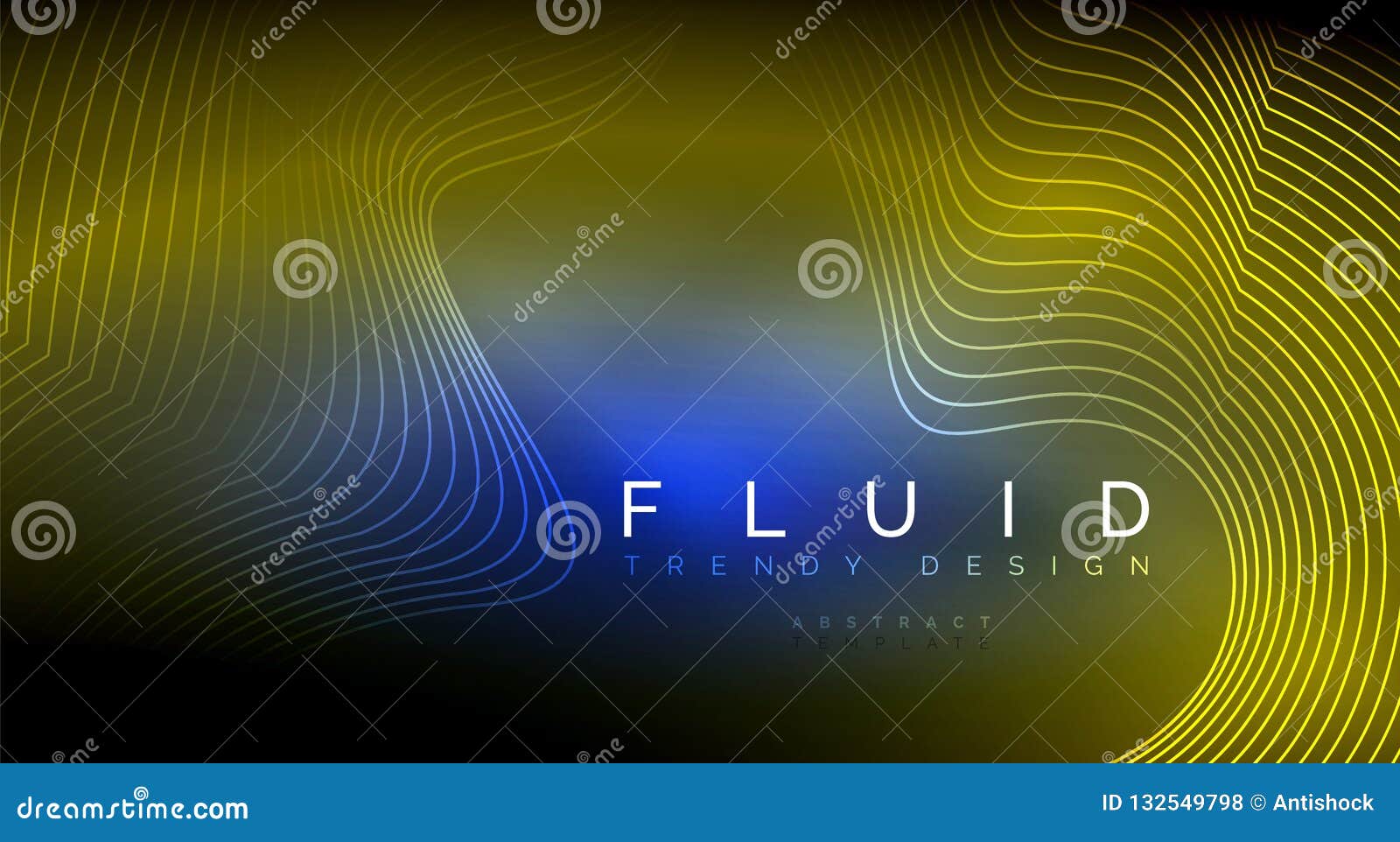 Digital Flowing Wave Particles Abstract Background Stock Vector ...