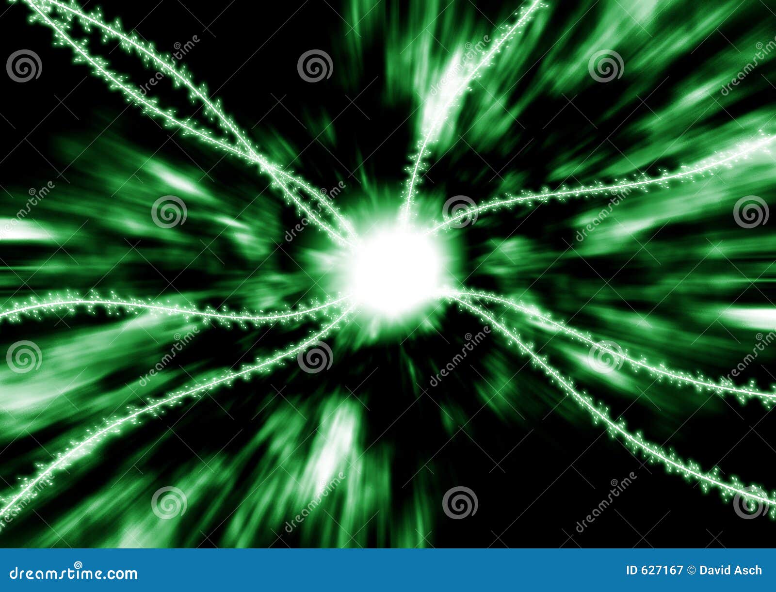 Digital Flux Green stock illustration. Illustration of streams - 627167