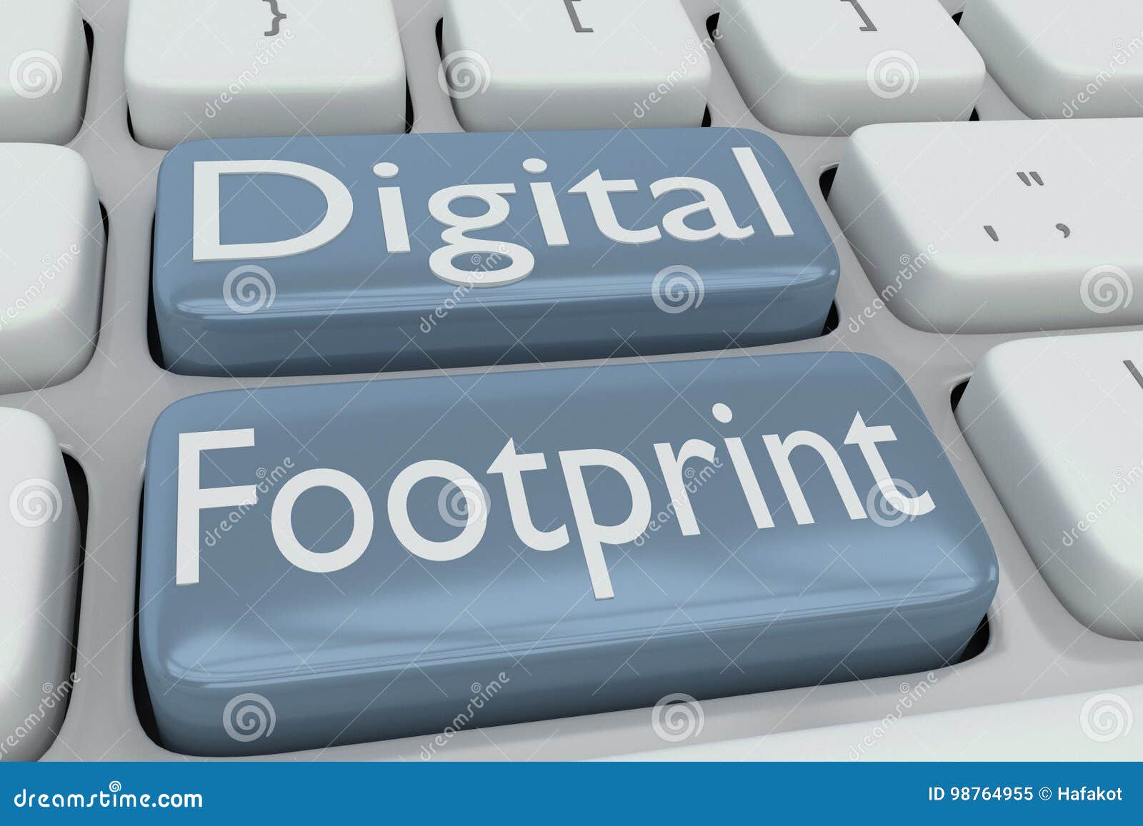 Digital Footprint concept stock illustration. Illustration of code ...