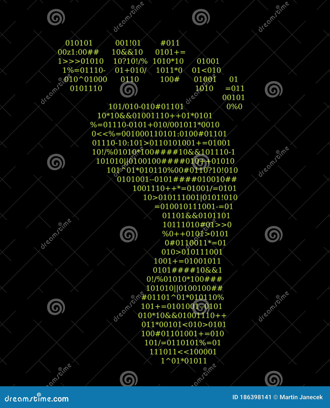 Digital Footprint, Source Code Stock Vector - Illustration of footprint ...
