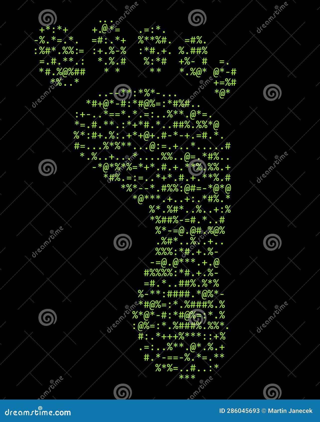 Digital Footprint, Source Code Stock Illustration - Illustration of ...