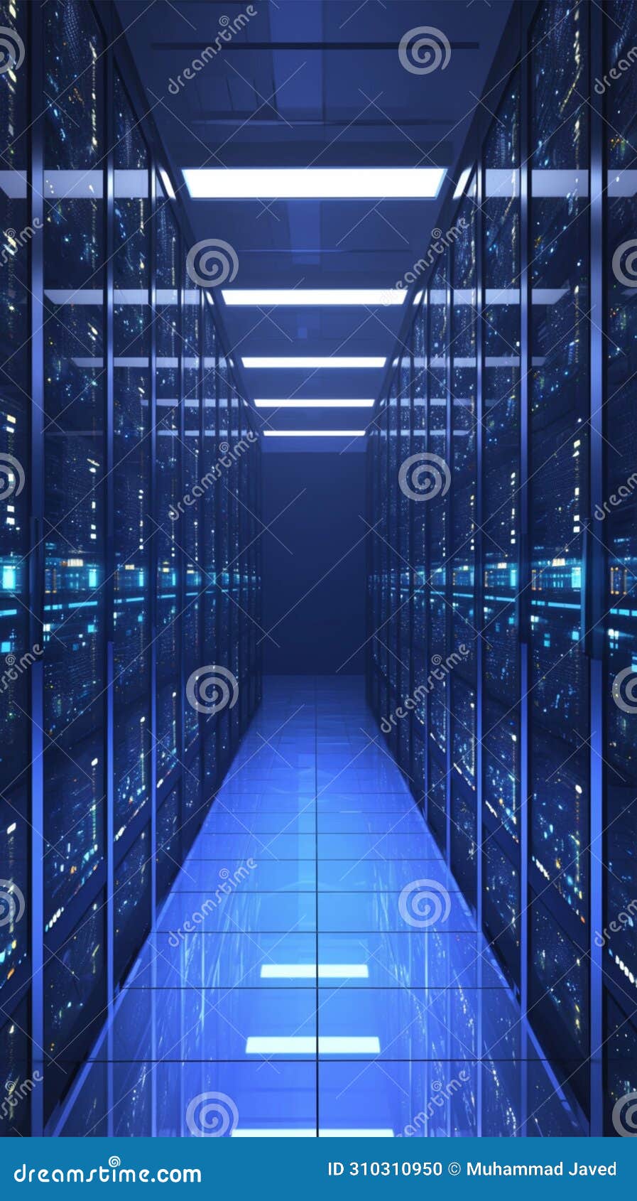 Digital Fortress Computer Racks in a Cryptocurrency Mining Server Room ...
