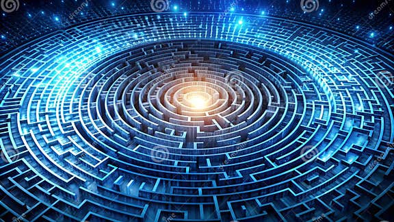 Digital Fortress: Guardians of the Galactic Network AI Generated Stock ...