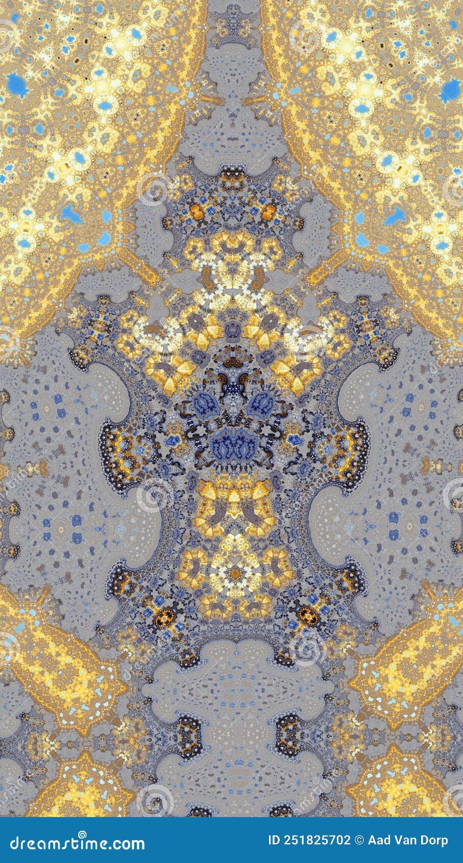 Digital Fractal Art `Pattern Splitter` Stock Illustration ...