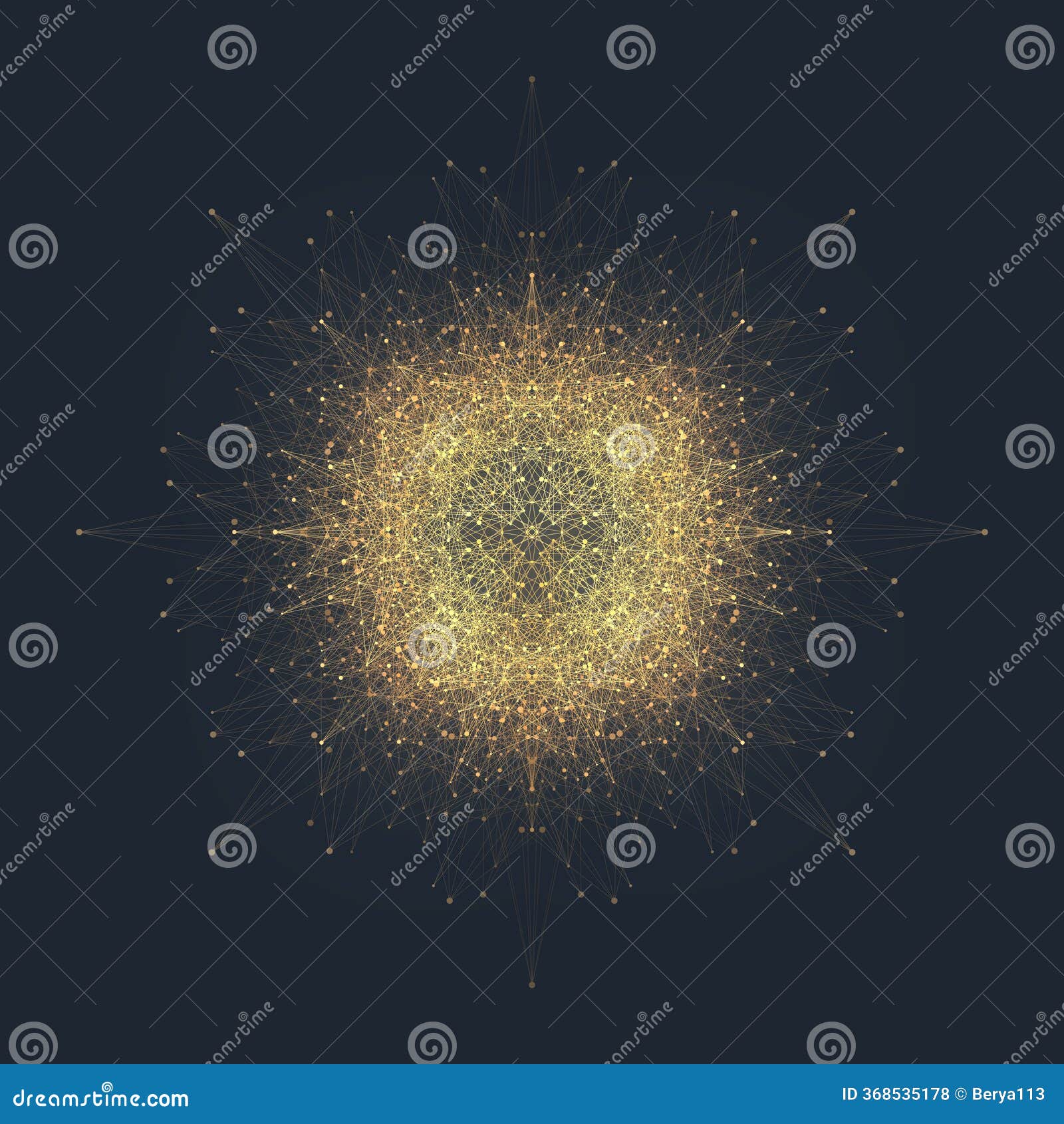 Plexus Array Pattern. Particles, Dots And Lines. Digital Mesh Big Data Concept. Element Of ...