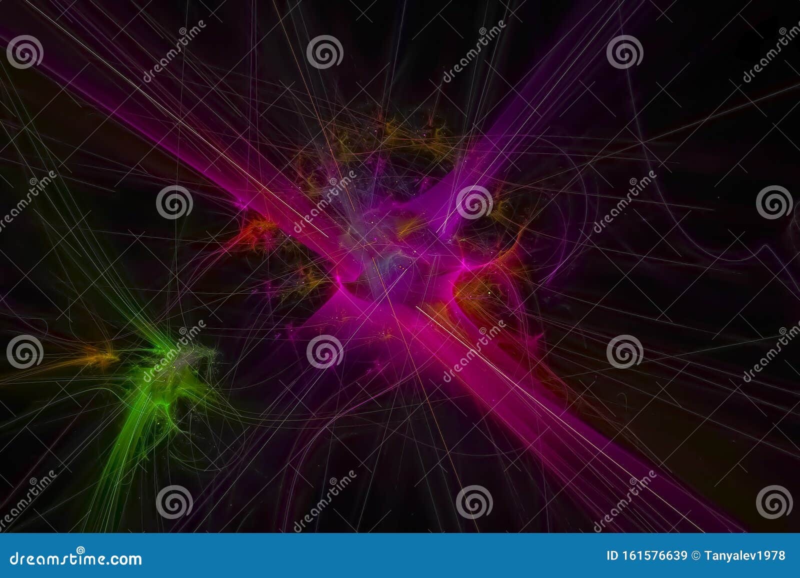 Abstract Fractal Fantasy Texture Magic Twirl Illusion Glowing ...