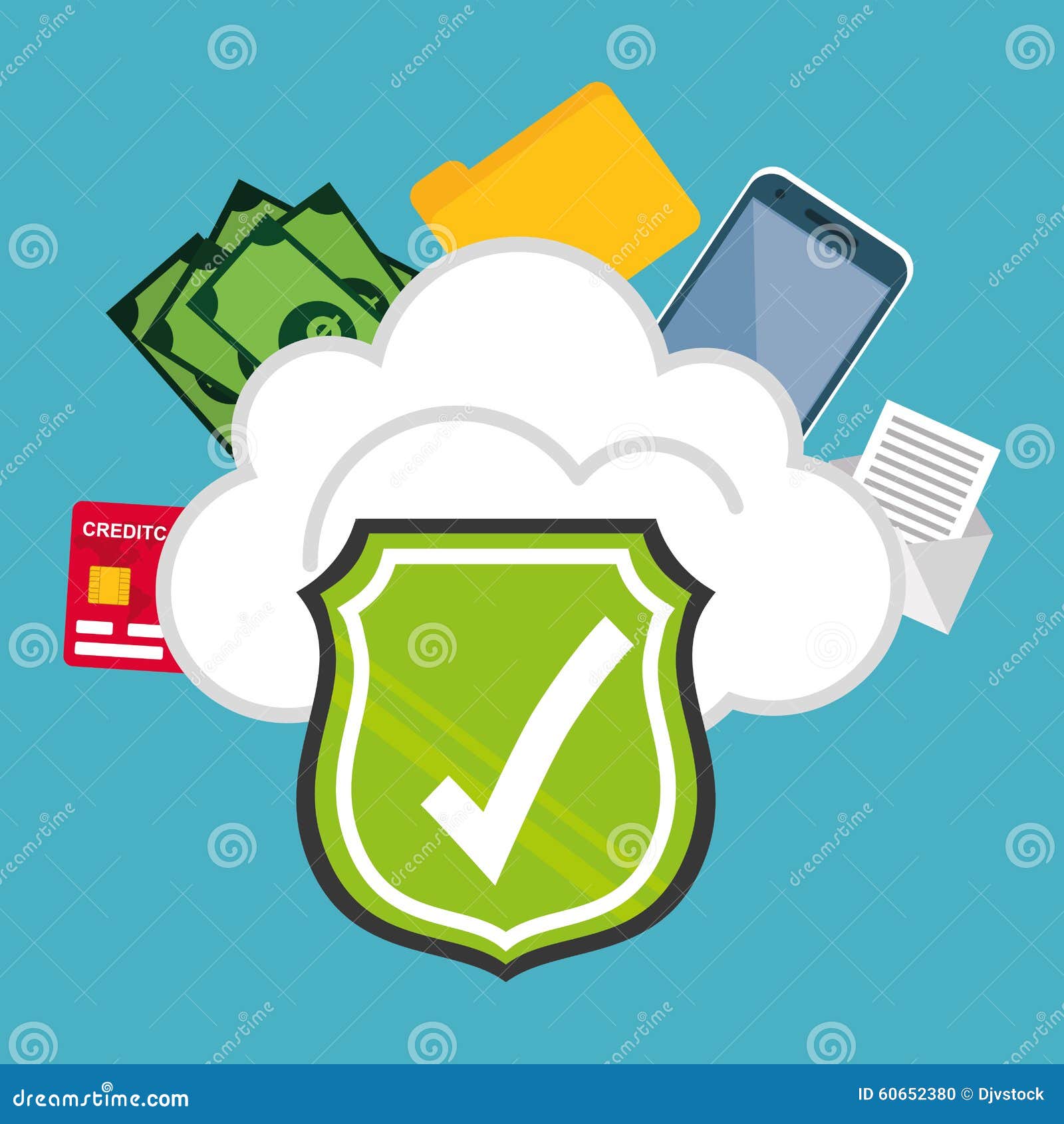Digital Fraud and Hacking Design Stock Vector - Illustration of file ...