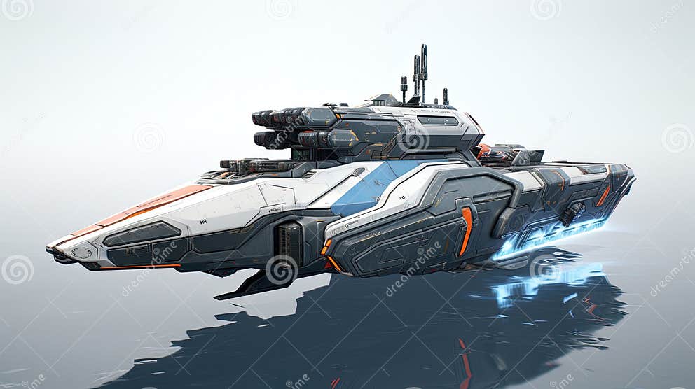Digital Futuristic Game Assets Stock Illustration - Illustration of ...