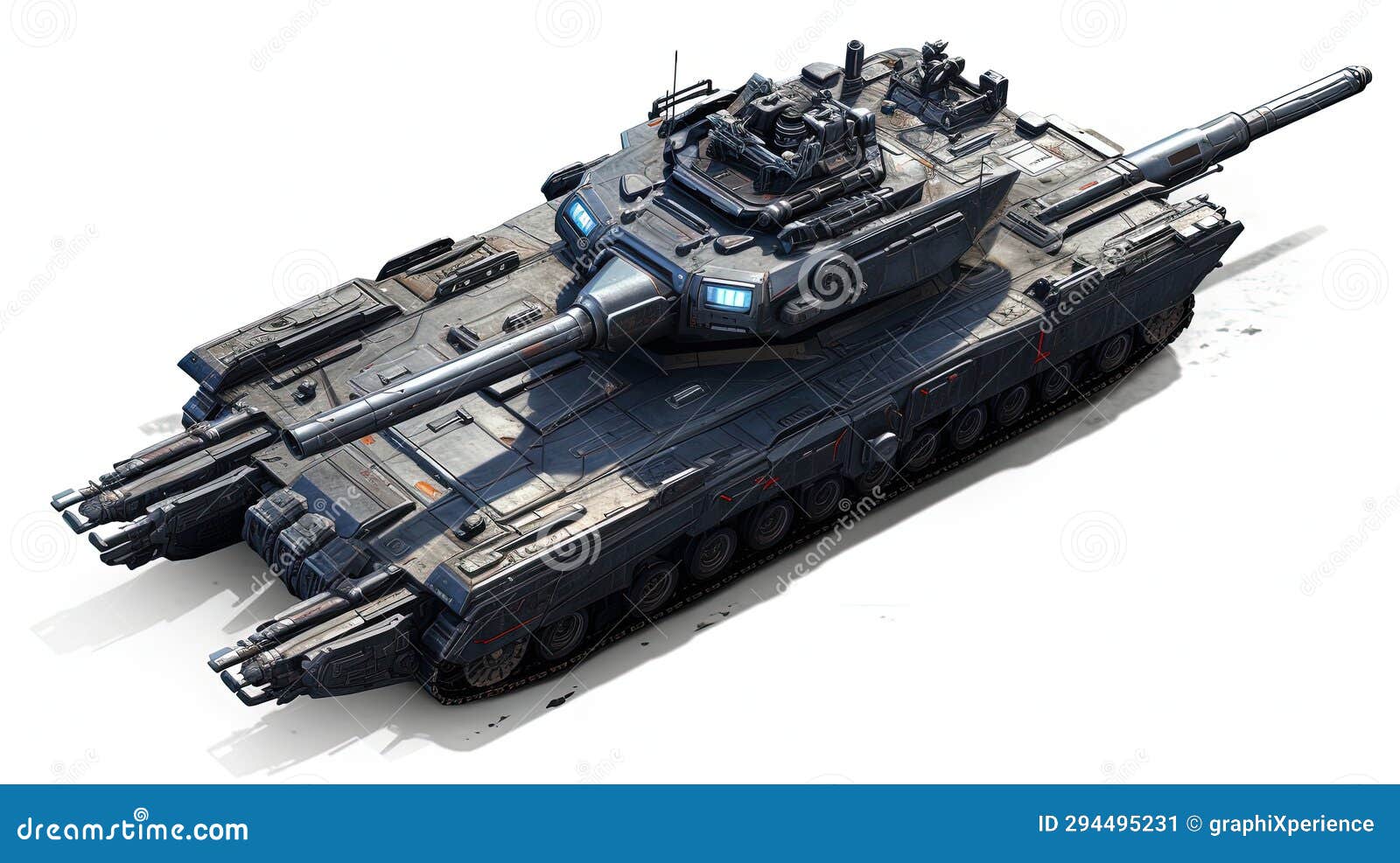 Digital Futuristic Game Assets Stock Illustration - Illustration of ...