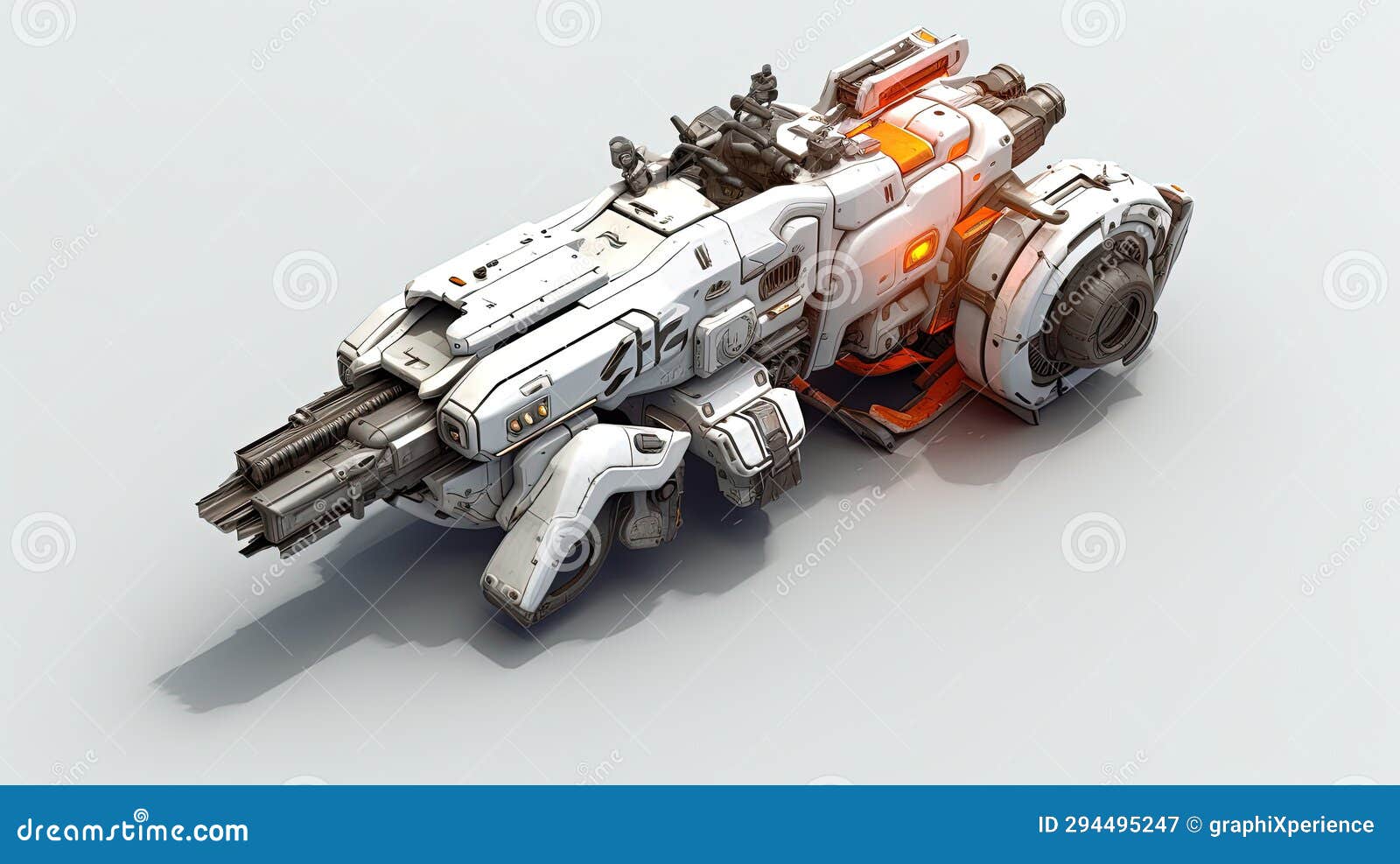 Digital Futuristic Game Assets Stock Illustration - Illustration of ...