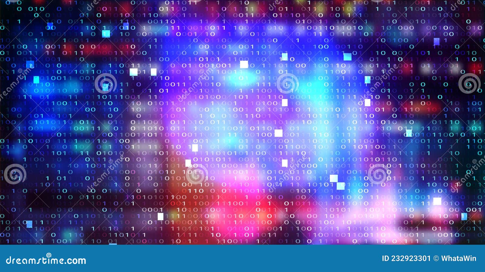 Digital Futuristic Vector Background. Science Technology Backdrop Stock ...