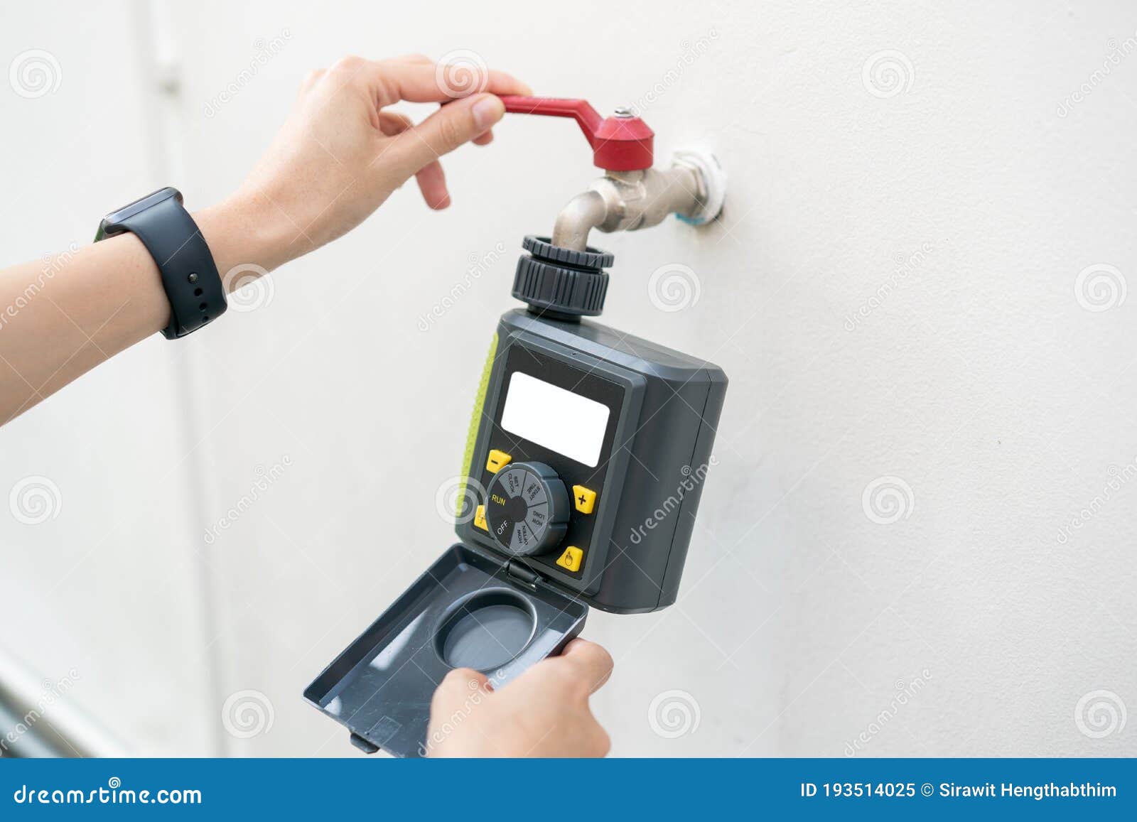 Digital Garden Timer, Hand Setup Schedules Program for Garden Watering ...