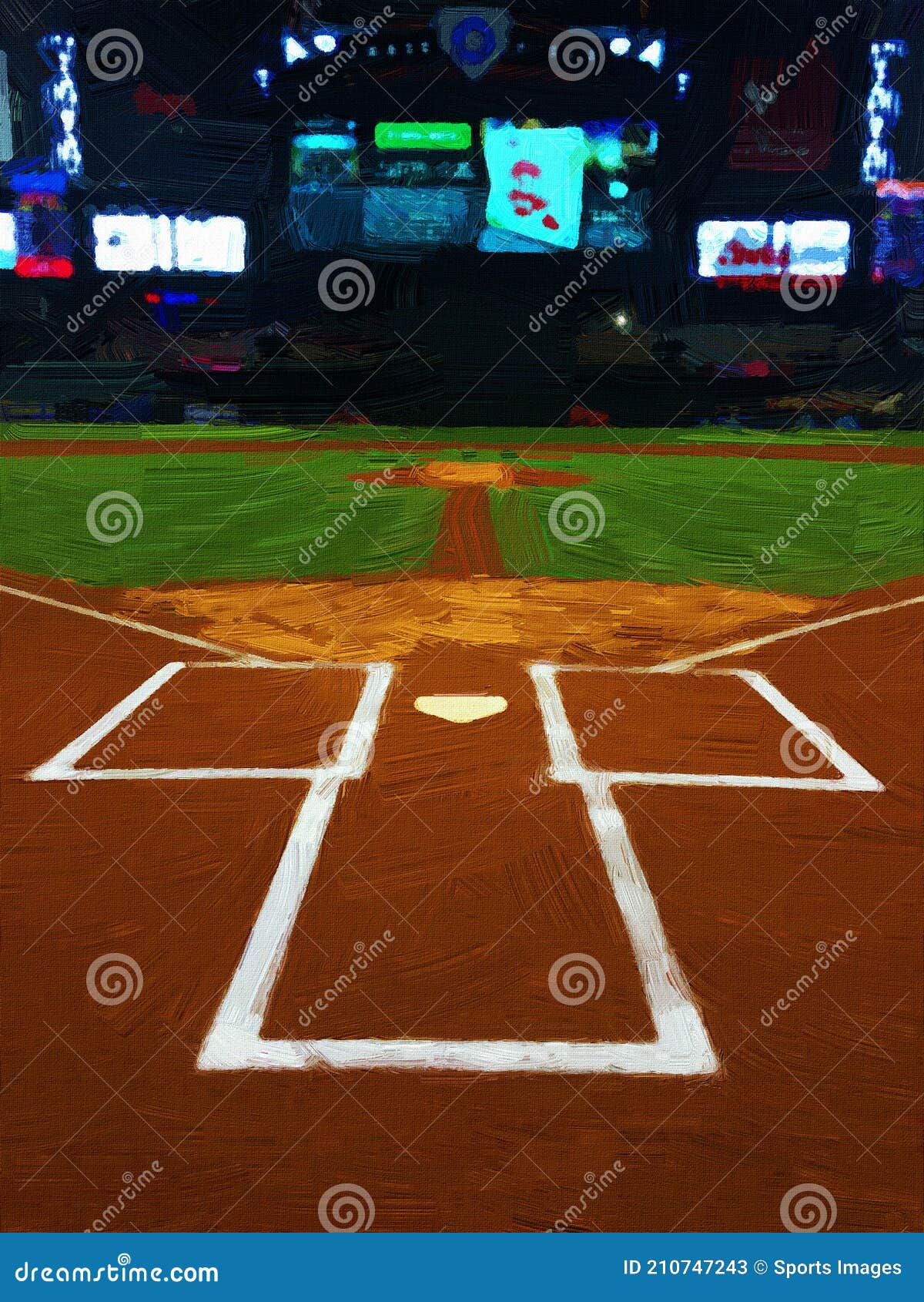 Digital Generated Baseball editorial stock photo. Image of home - 210747243