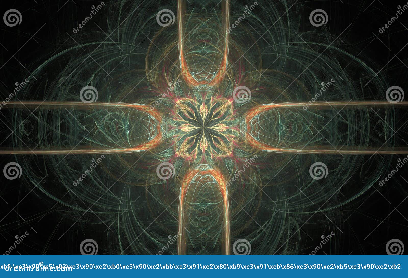 Digital Generated Image in the Form of Abstract Geometric Shapes of ...