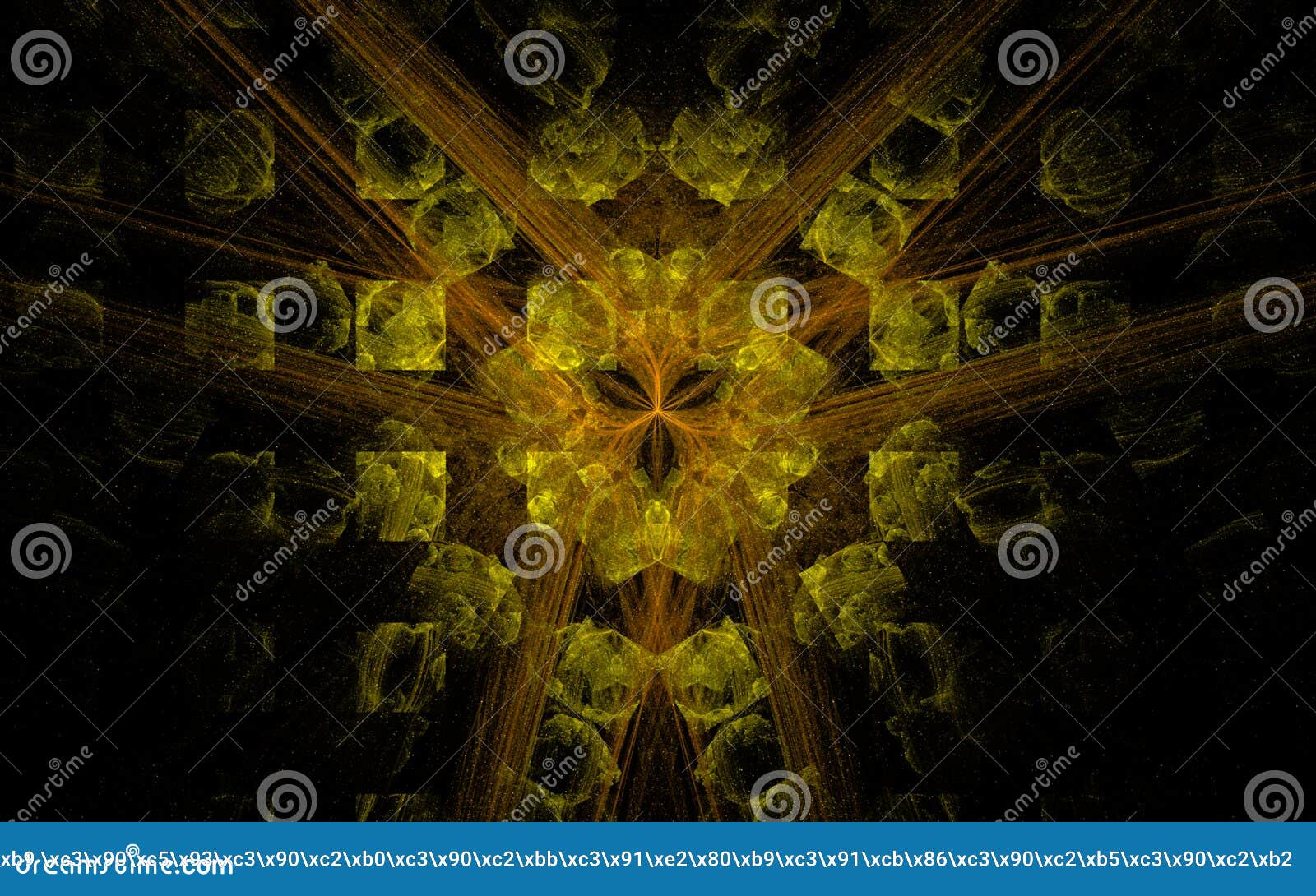 Digital Generated Image in the Form of Abstract Geometric Shapes of ...