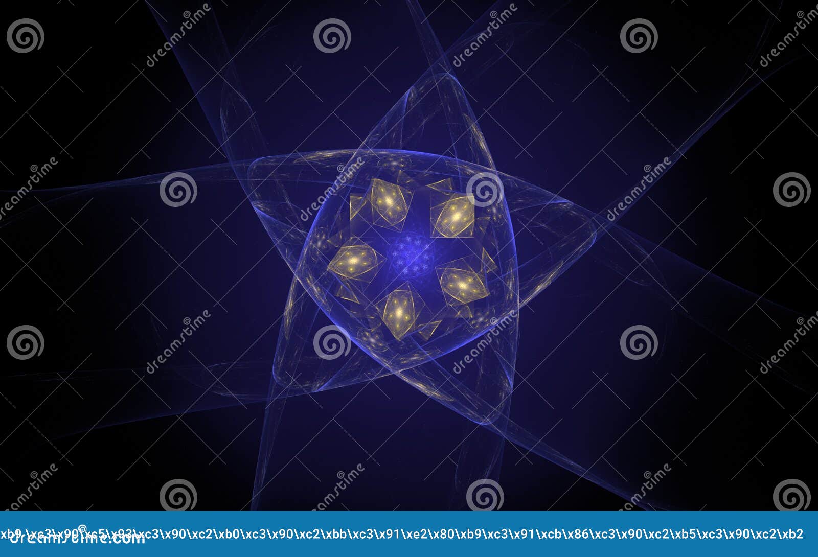 Digital Generated Image in the Form of Abstract Geometric Shapes of ...