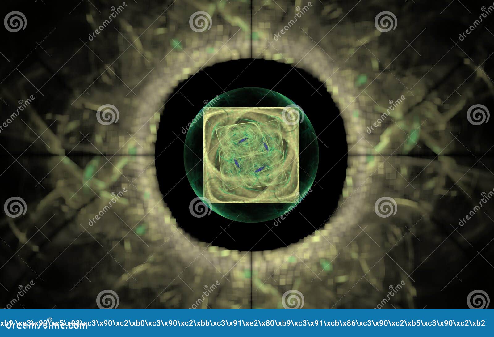 Digital Generated Image in the Form of Abstract Geometric Shapes of ...