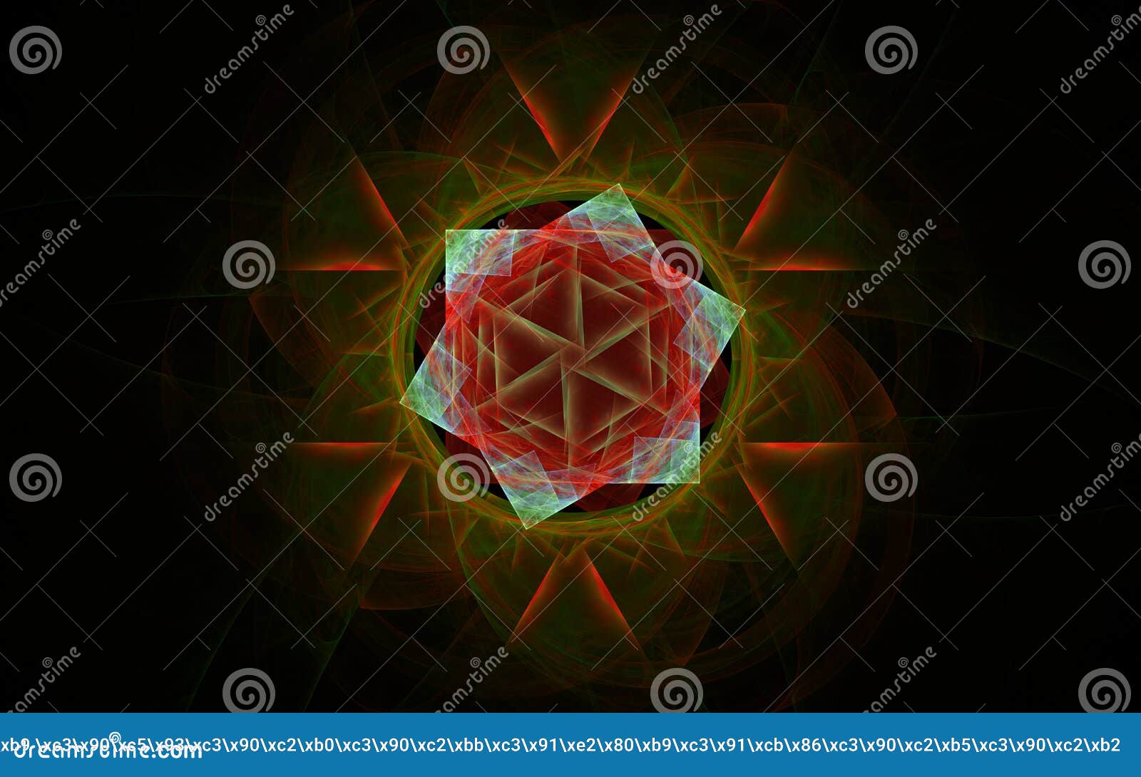 Digital Generated Image in the Form of Abstract Geometric Shapes of ...
