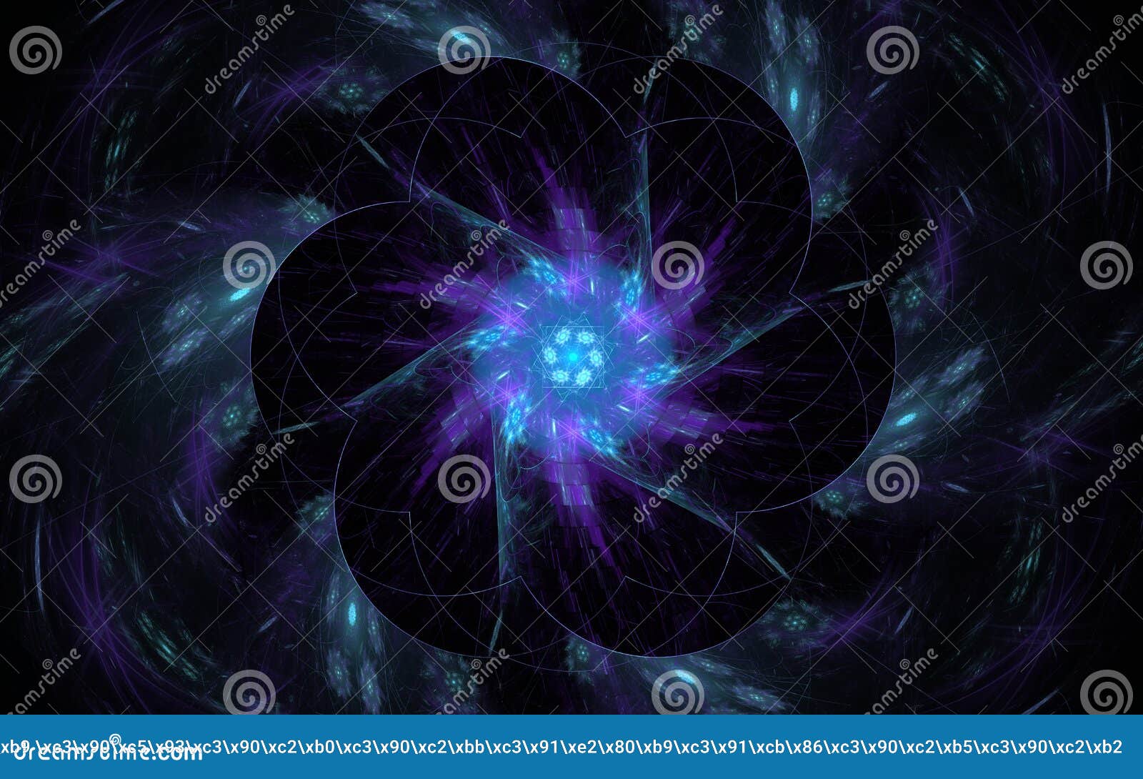 Digital Generated Image in the Form of Abstract Geometric Shapes of ...