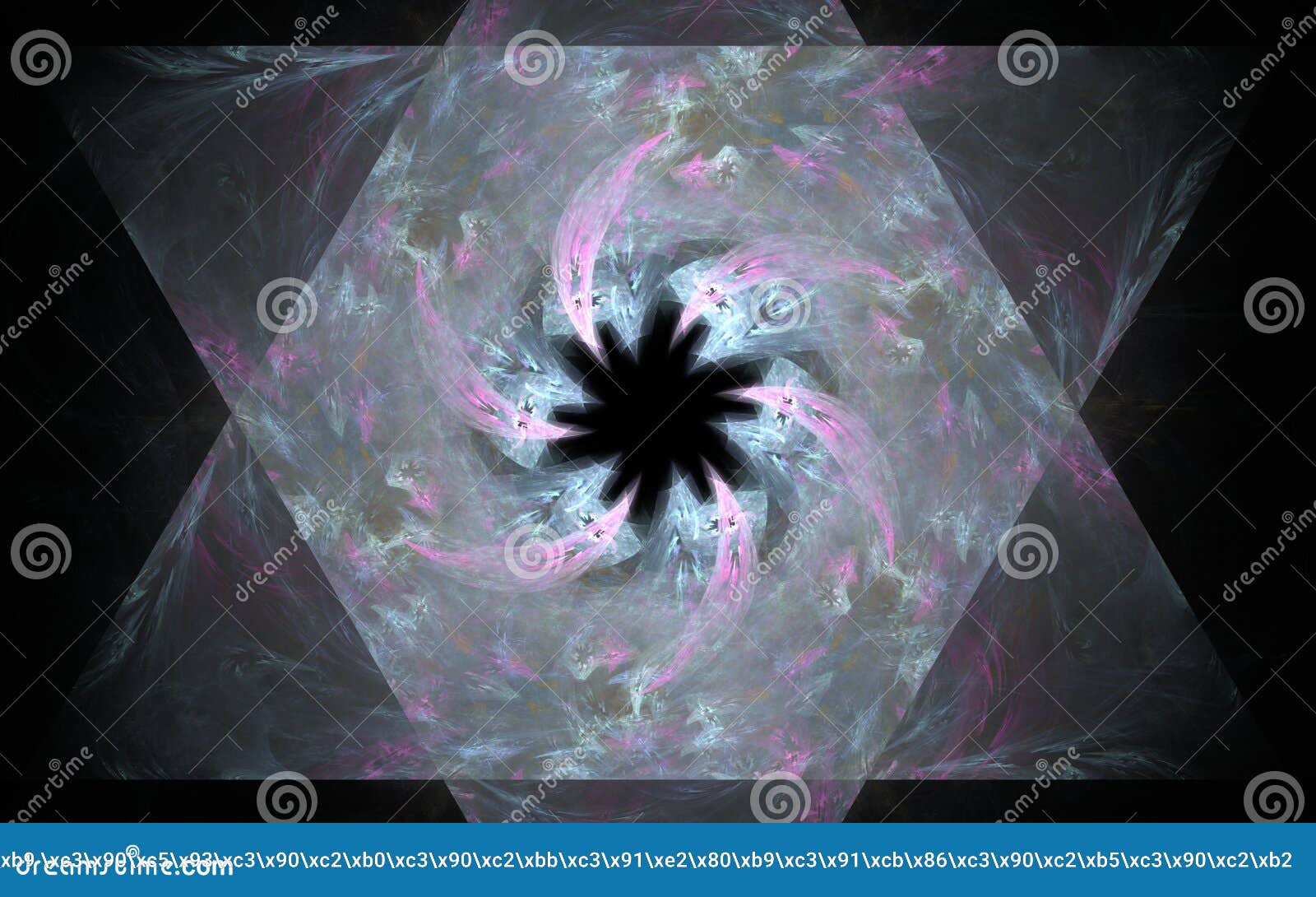 Digital Generated Image in the Form of Abstract Geometric Shapes of ...