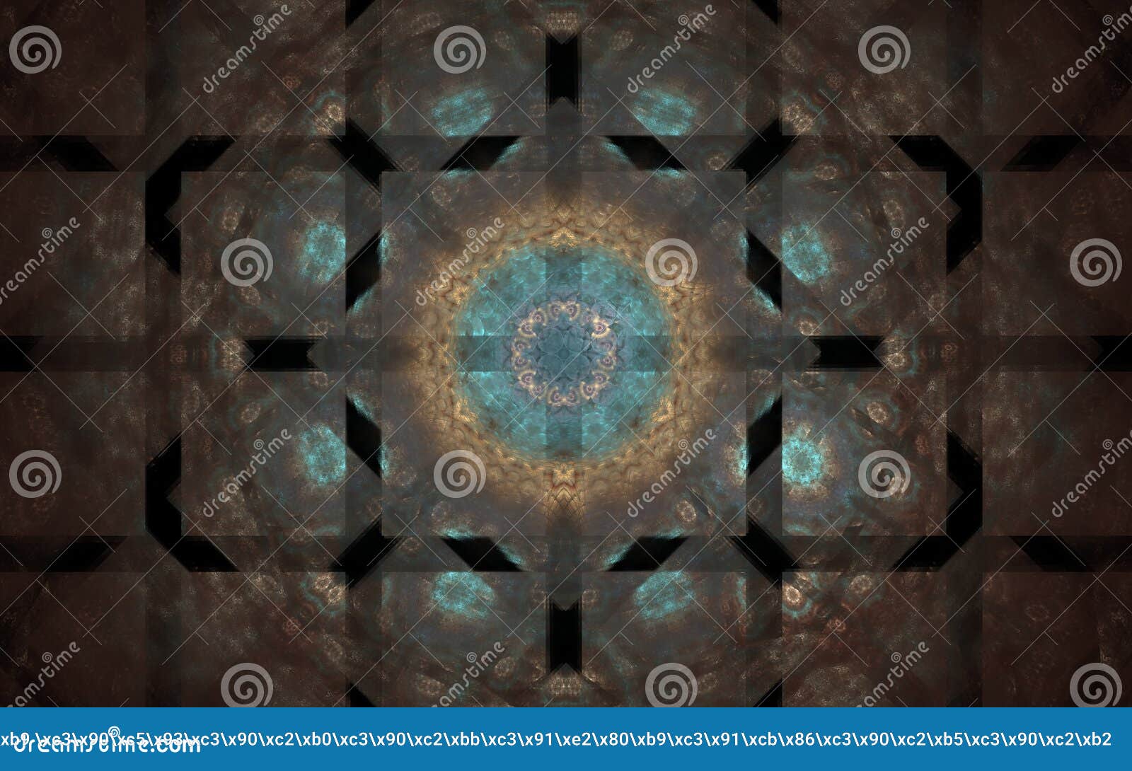 Digital Generated Image in the Form of Abstract Geometric Shapes of ...
