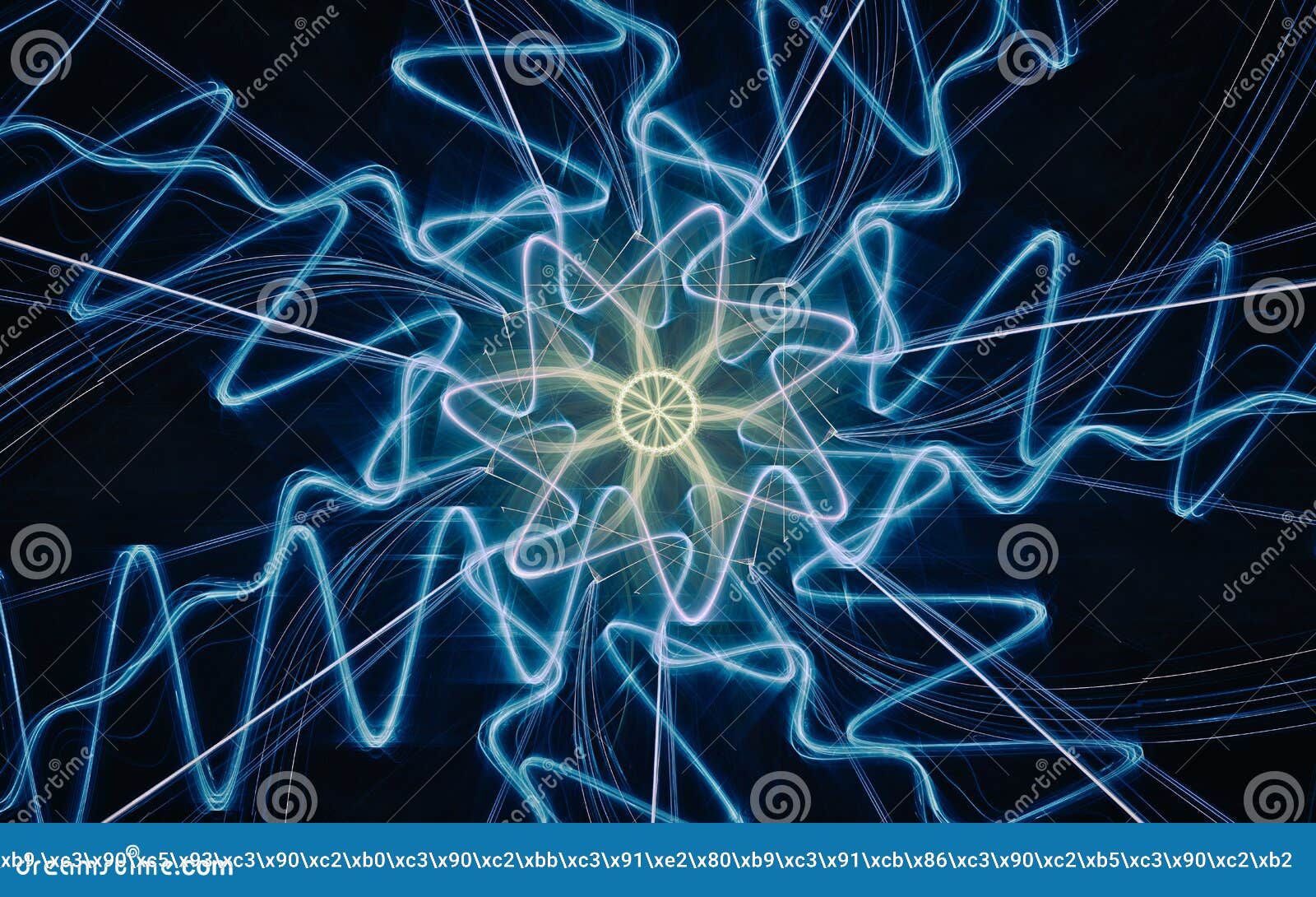 Digital Generated Image in the Form of Abstract Geometric Shapes of ...