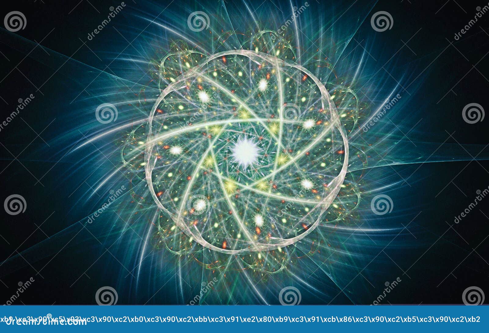 Digital Generated Image in the Form of Abstract Geometric Shapes of ...