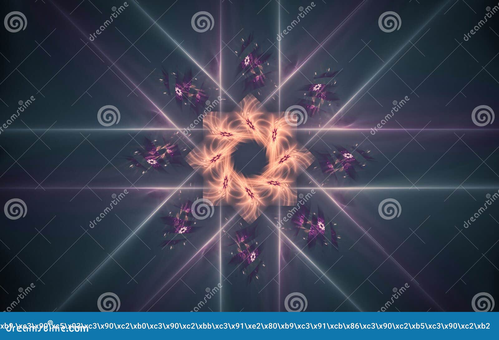 Digital Generated Image in the Form of Abstract Geometric Shapes of ...
