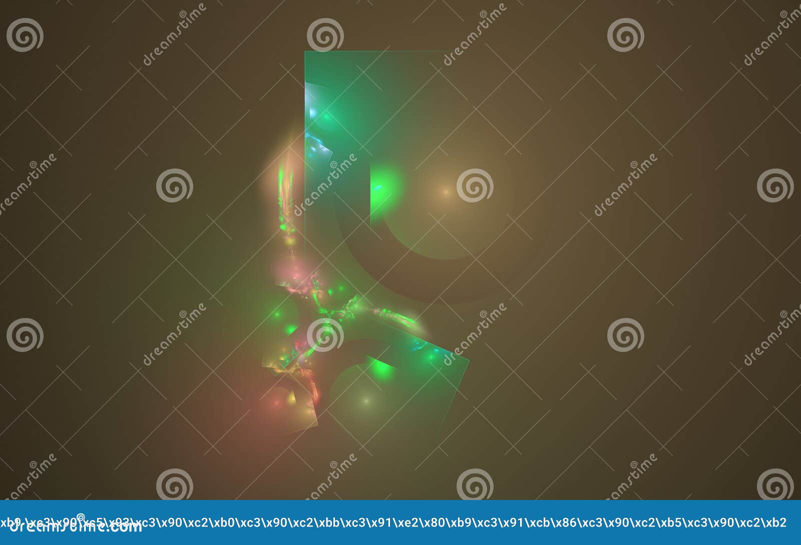 Digital Generated Image in the Form of Abstract Geometric Shapes of ...