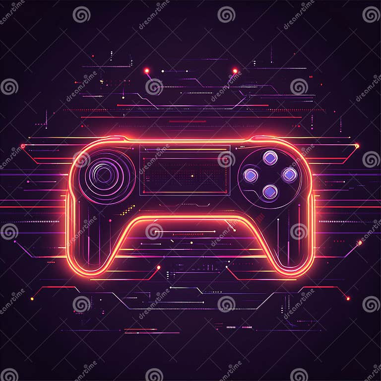 Digital Generative Art Wallpaper Glowing Space Background with Abstract ...