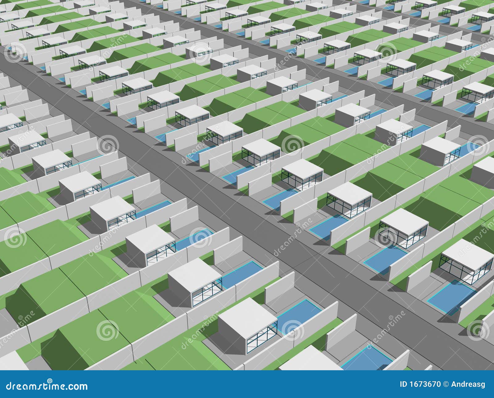 Ai Generated Two Adjacent Houses With A White Fence In Front Stock ...