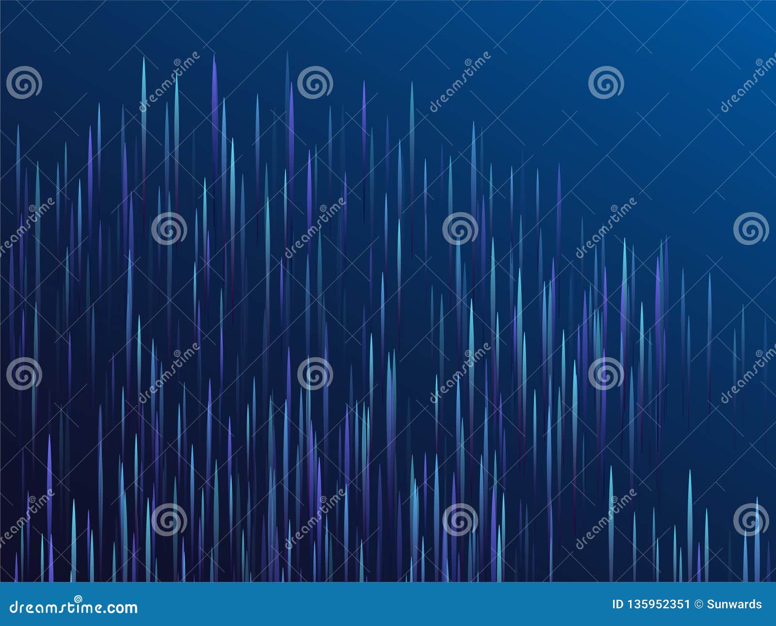 Digital Blue Lines Streams Visual Optic Technology Stock Vector ...