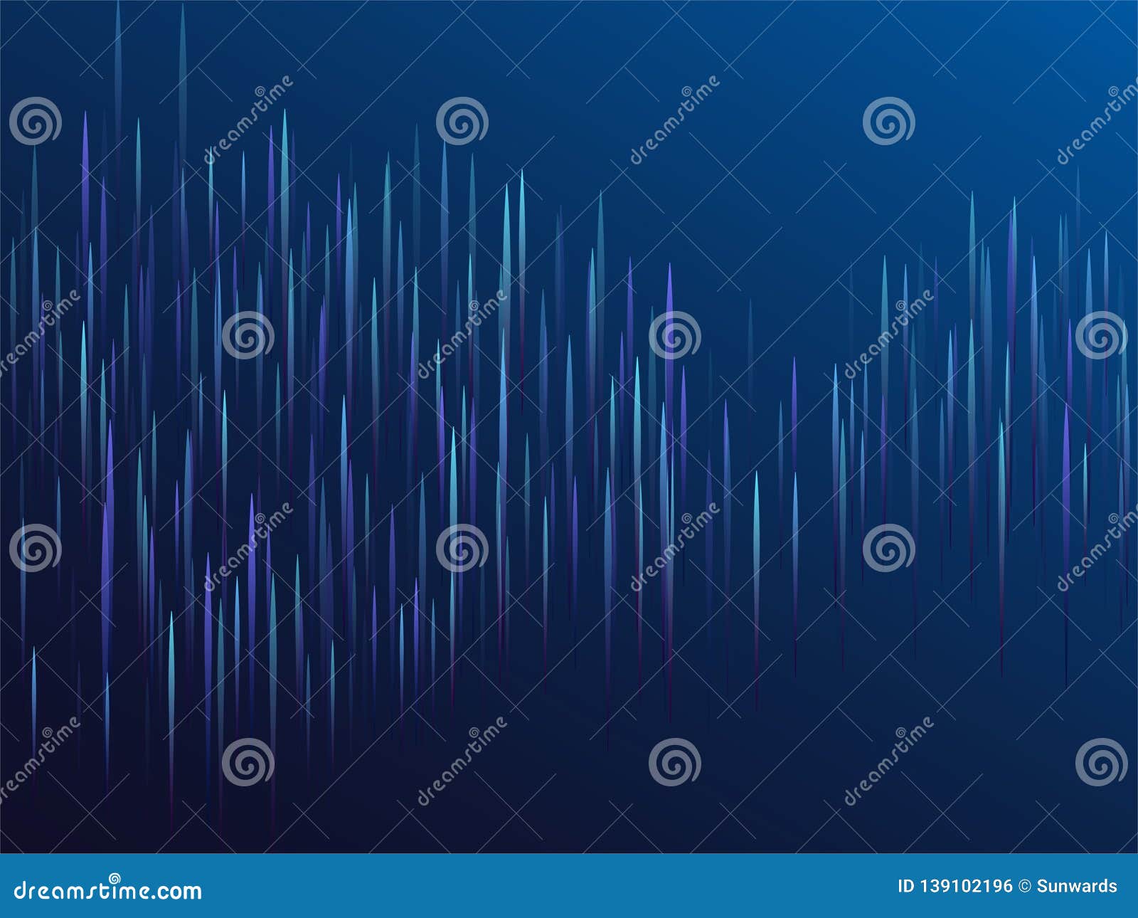 Digital Blue Lines Streams Visual Optic Technology Stock Vector ...