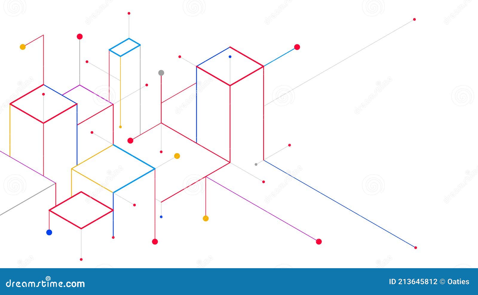 Digital Geometric Tech Elements Abstract Background Stock Vector ...