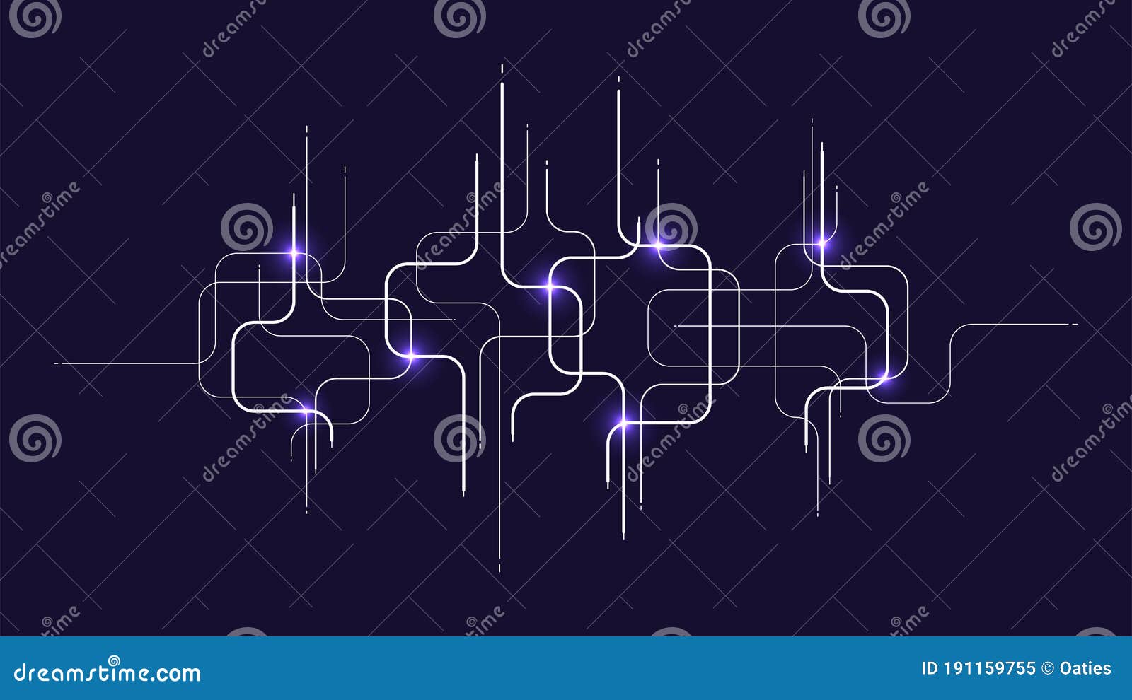 Digital Geometric Tech Elements Abstract Background Stock Vector ...