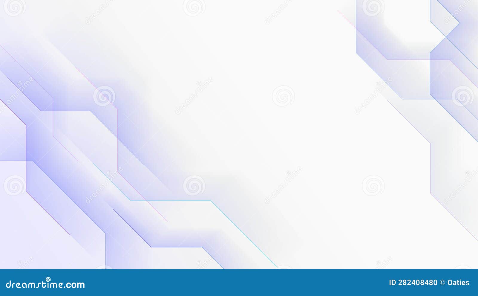 Digital Geometric Tech Elements Pattern Abstract White Background Stock ...