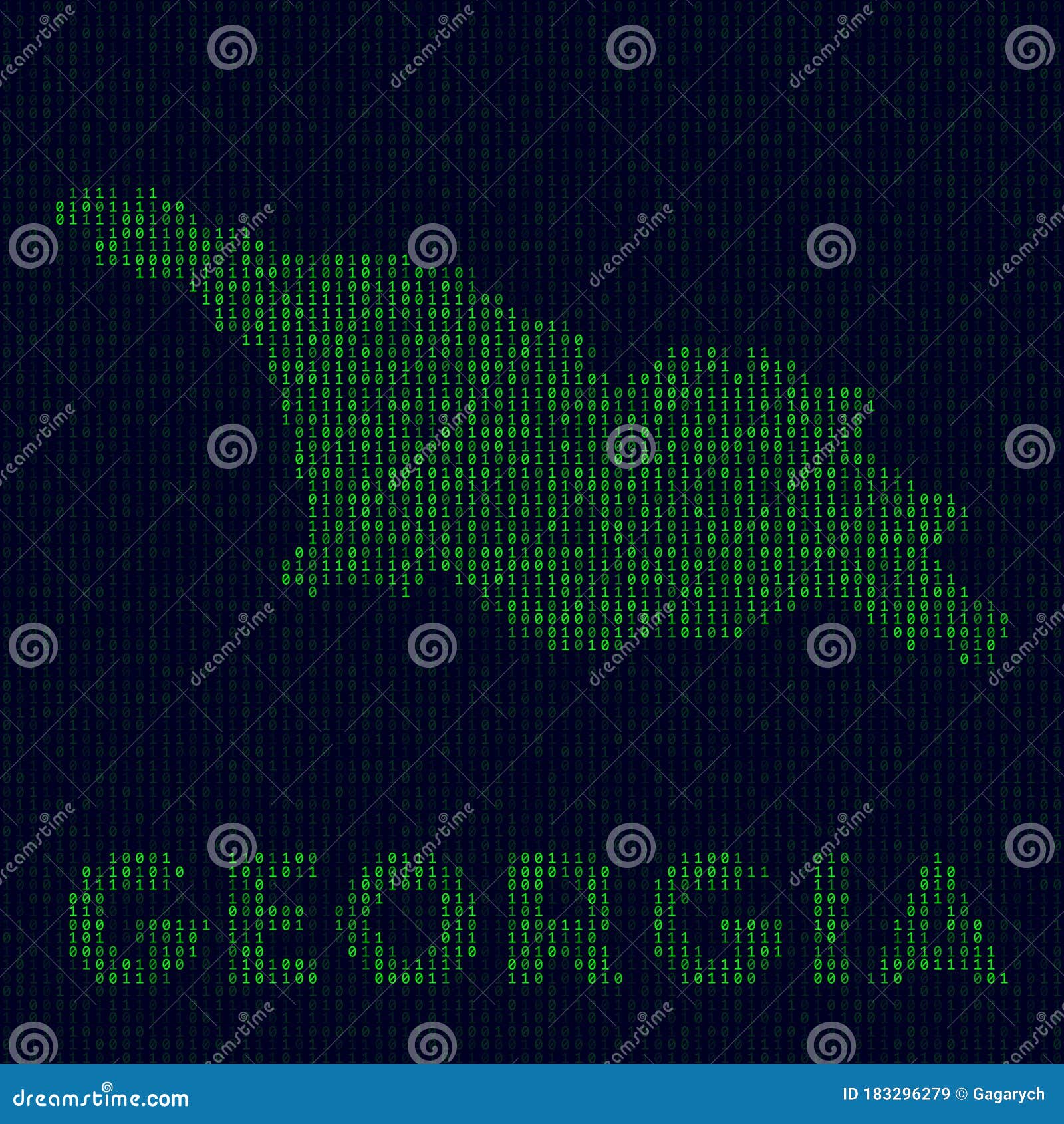 Digital Georgia logo. stock vector. Illustration of graphic - 183296279