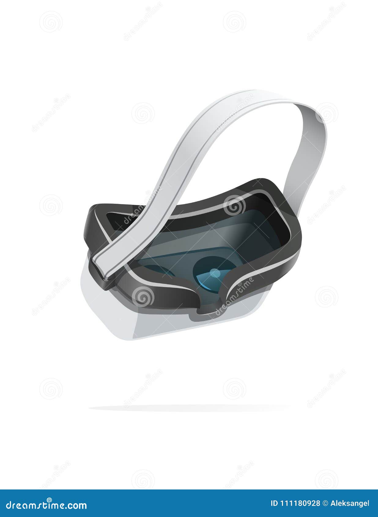 Digital Glasses for 3d Modeling Virtual Reality Stock Vector ...